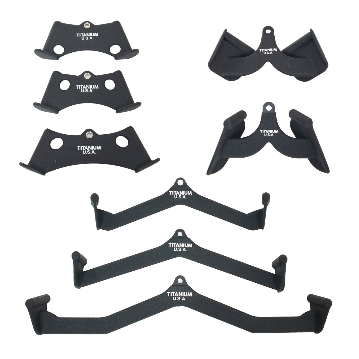 TITANIUM USA EASY GRIP CABLE ATTACHMENTS - 8 PIECE SET – Commercial ...