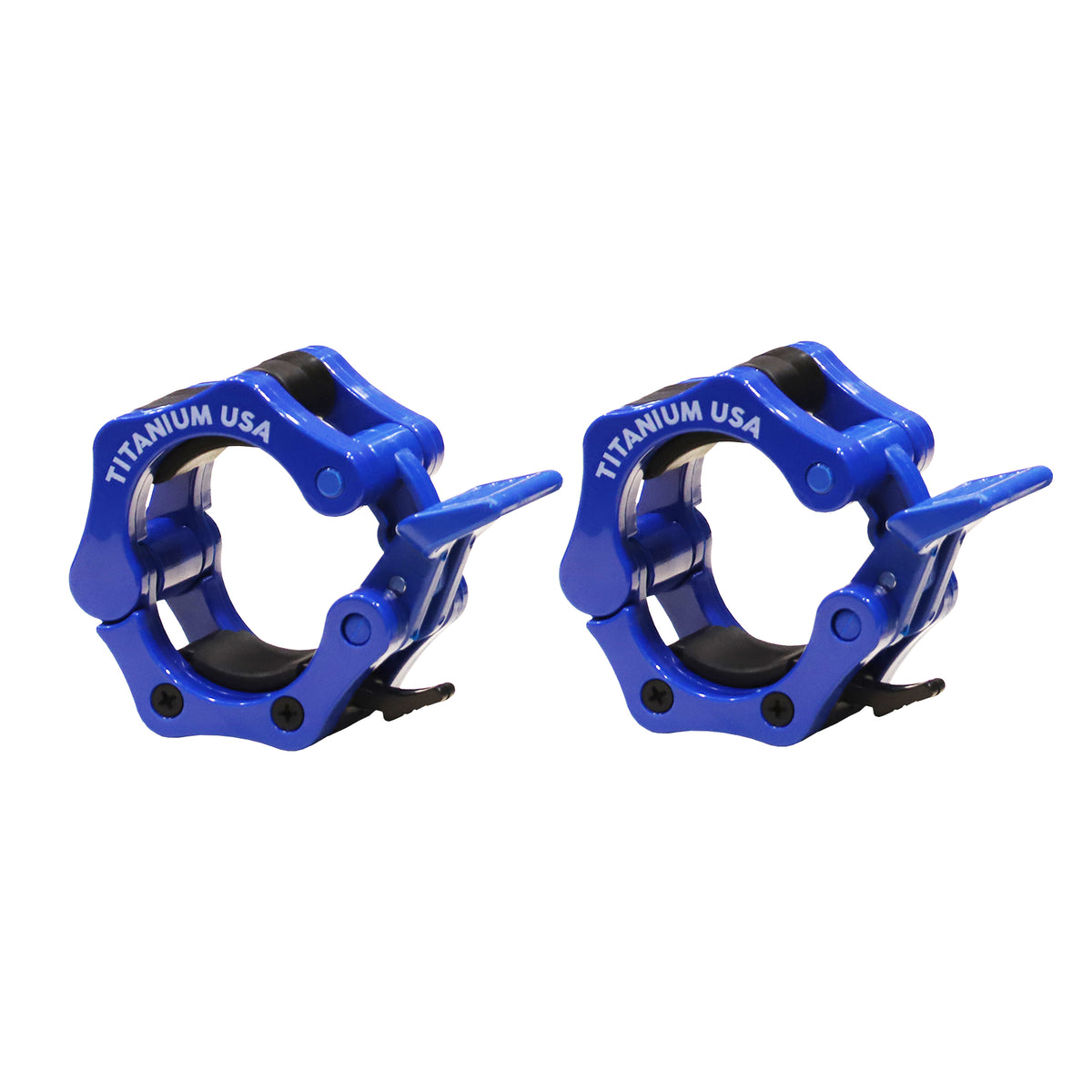 TITANIUM USA BLUE BARBELL LOCKING COLLARS – Commercial Fitness Equipment