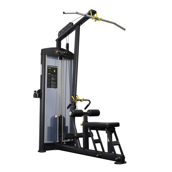 TITANIUM USA PLATINUM DUAL SERIES LAT PULLDOWN SEATED ROW – Commercial Fitness Equipment