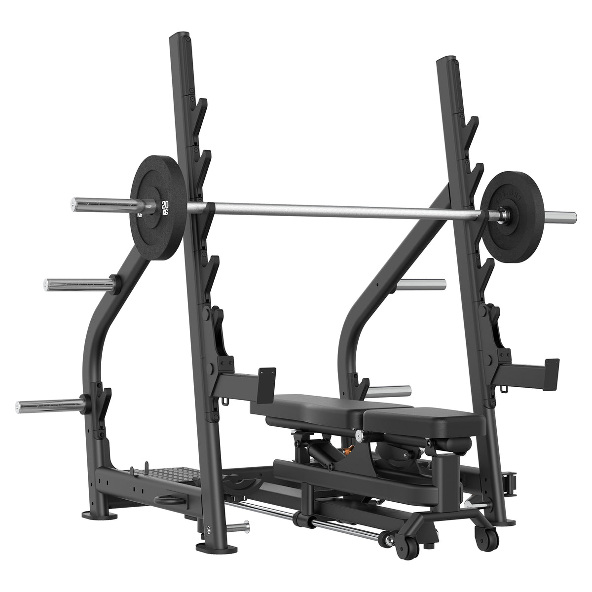 TITANIUM USA FG20 MULTI PRESS BENCH PRESS & SQUAT RACK – Commercial ...