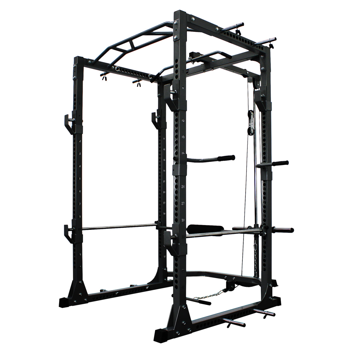 H-0076LP POWER CAGE WITH LAT PULL DOWN AND SEATED ROW – Commercial ...