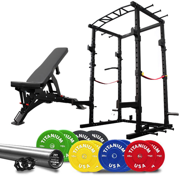 TITANIUM USA S20 POWER RACK PACKAGE 2 – Commercial Fitness Equipment