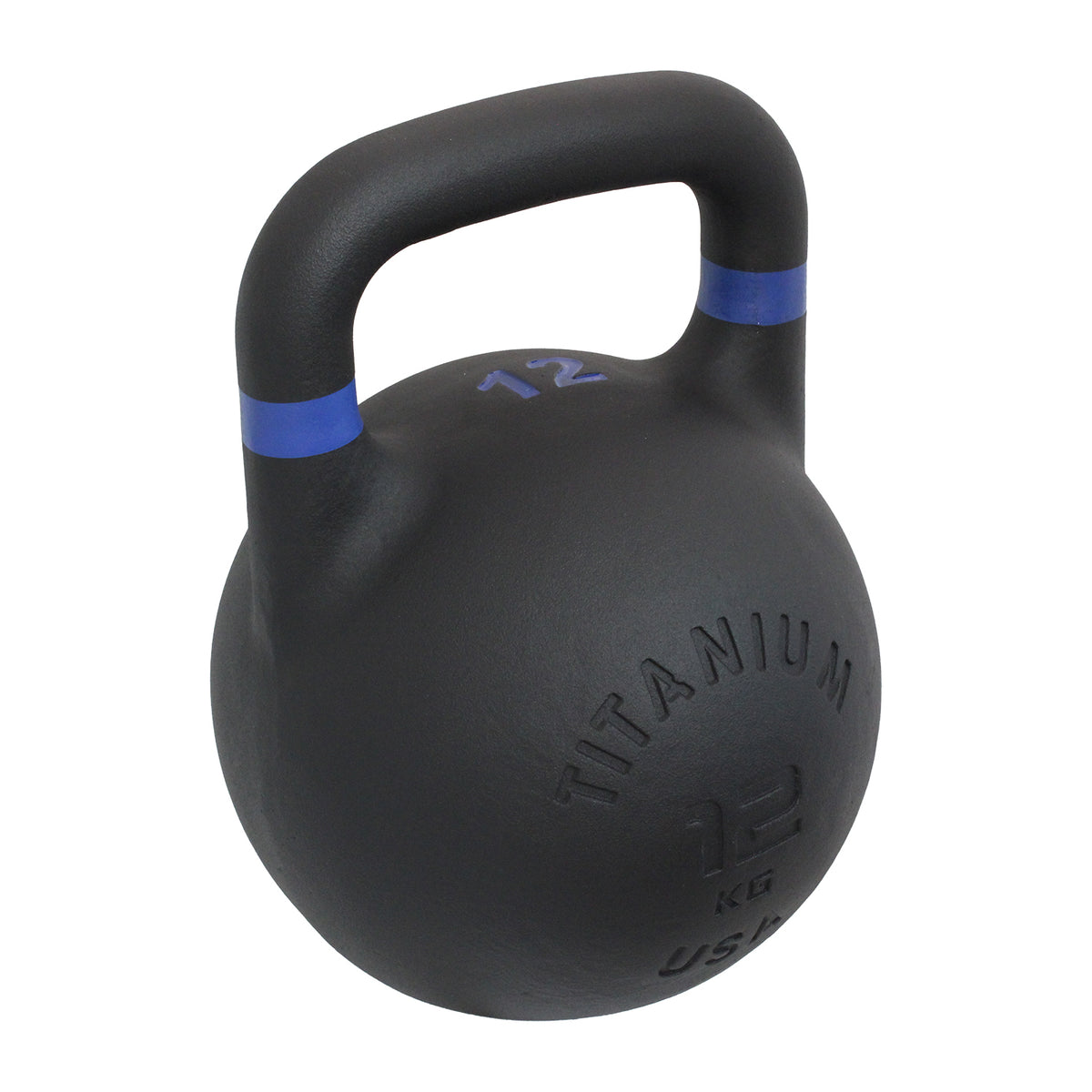 Titanium USA 12kg Stealth Series Competition Kettlebell – Commercial ...