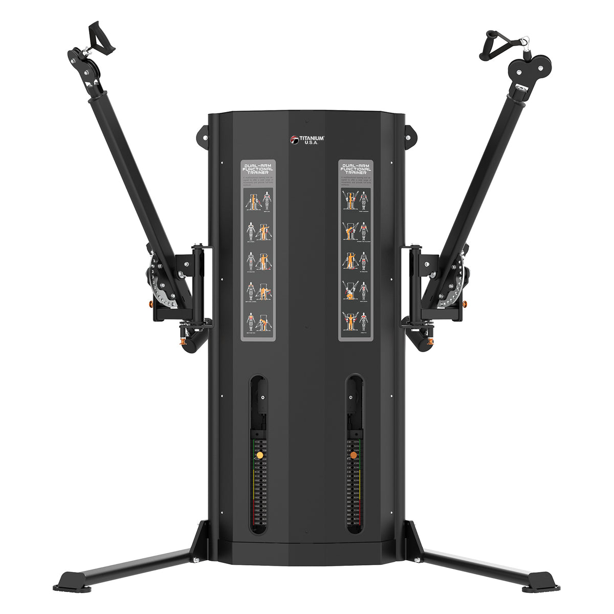 Titanium USA Texas Series Dual Arm Functional Trainer – Commercial ...