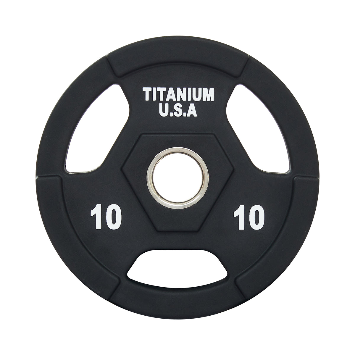 Titanium USA 10kg PU Polyurethane Weight Plate – Commercial Fitness ...