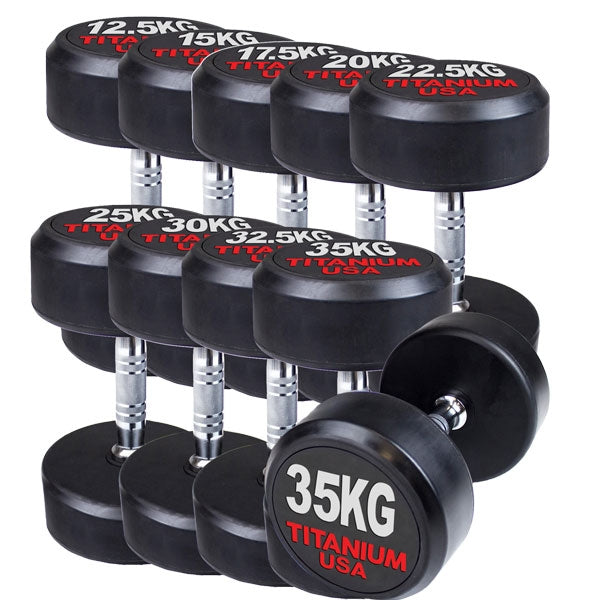 PRO STYLE DUMBBELL SET 12.5 TO 35KG - 10 PAIRS – Commercial Fitness ...