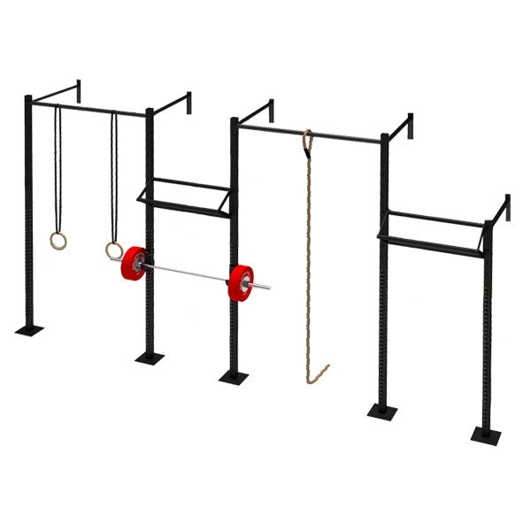 Titanium USA 4 Cell Wall Mount Narrow Rig With 2 Tri Bars & 2 ...