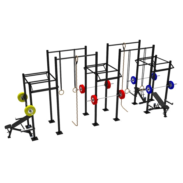 Titanium USA 5 Cell Narrow Rig With 6 Tri Bars & 4 Extensions Fs ...