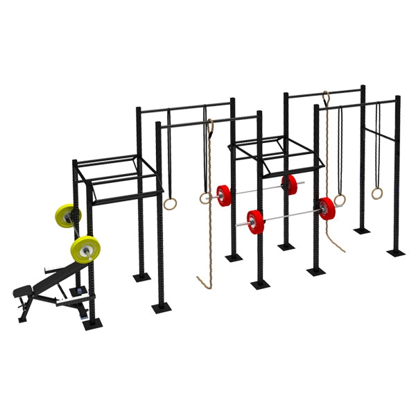 Titanium USA 4 Cell Narrow Rig With 4 Tri Bars & 4 Extensions Fs ...