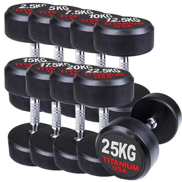PRO STYLE DUMBBELL SET 2.5 TO 25KG - 10 PAIRS – Commercial Fitness ...