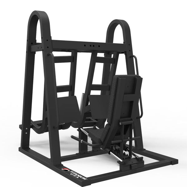 TITANIUM USA PLATE LOADED HORIZONTAL ISO LEG PRESS SPL-12 – Commercial ...