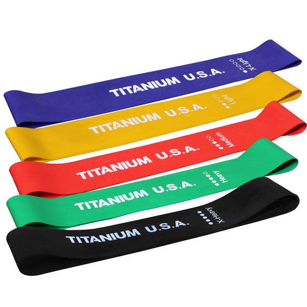 TITANIUM USA LOOP BANDS (PACK OF 5) – Commercial Fitness Equipment