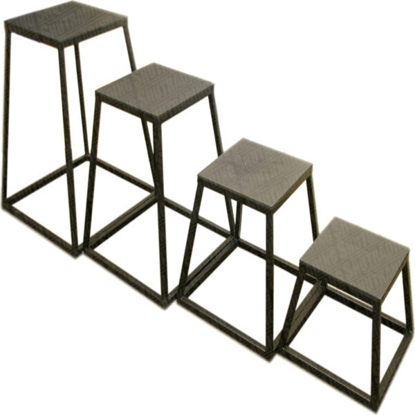 SET OF 4 STEEL PLYOMETRIC BOXES – Commercial Fitness Equipment