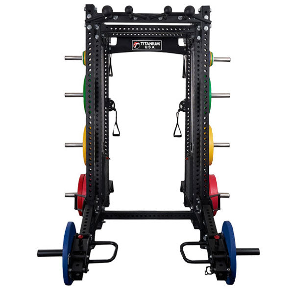 TITANIUM USA M90 MODULAR SERIES FUNCTIONAL TRAINER & SQUAT RACK ...